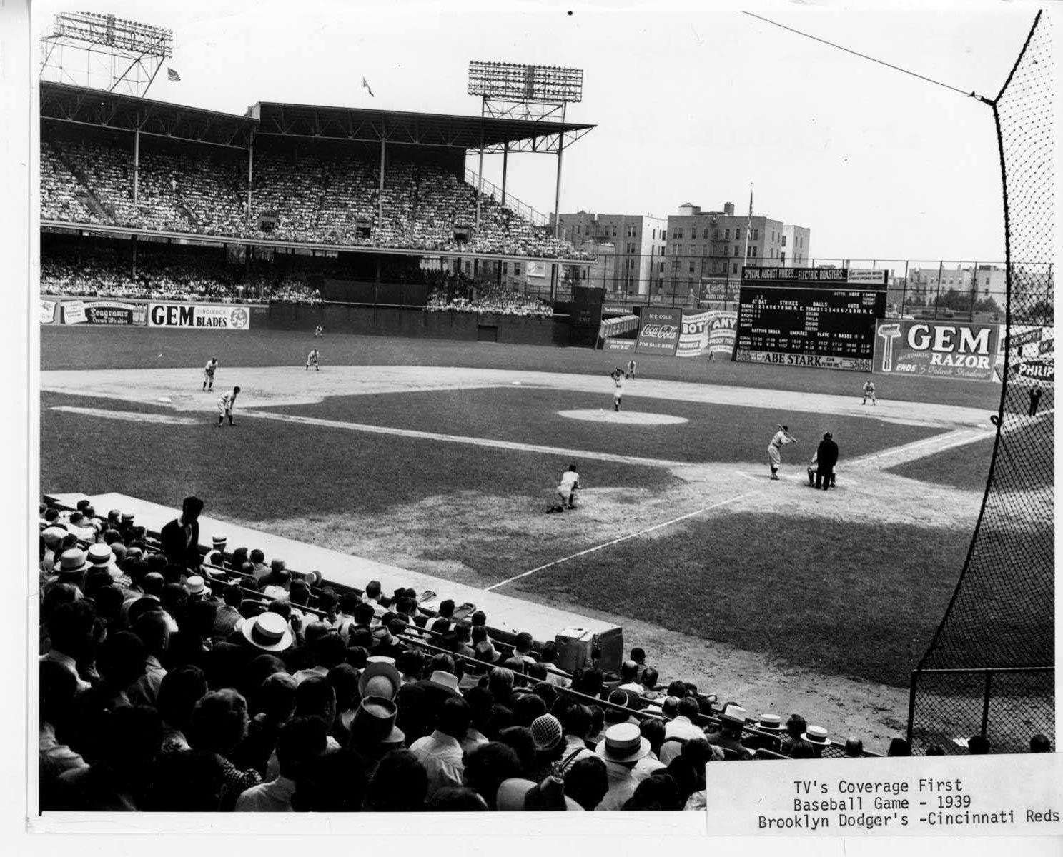 August 26, 1939...First MLB Game On TV + Other Sports TV Firsts - Eyes ...